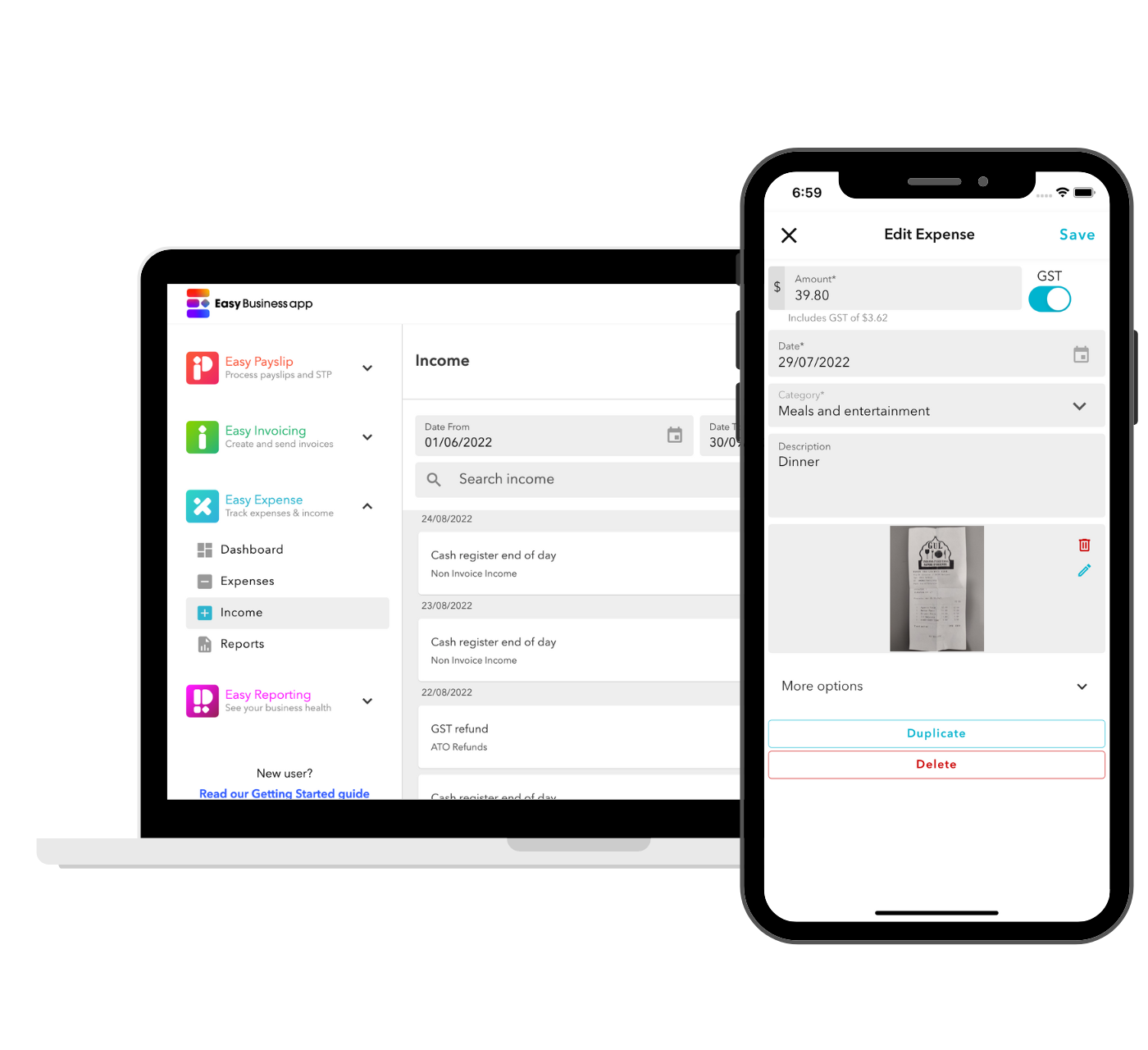 Expenses Software for Small Businesses | Easy Expenses & Income